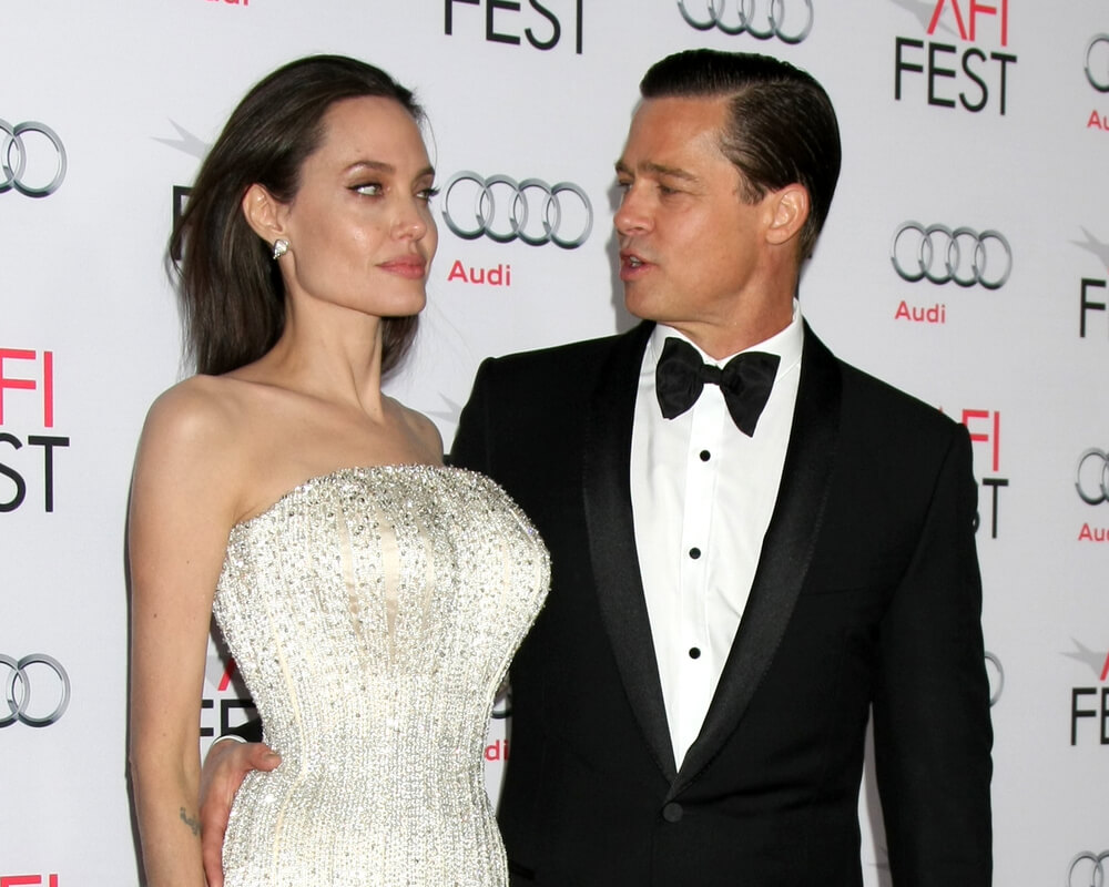 Jolie and Pitt's relationship beginning and ending in film